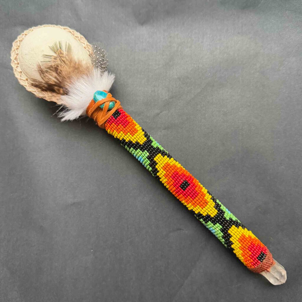 Maraca - chřestidlo Shipibo Visiones - Uniao - Sarava